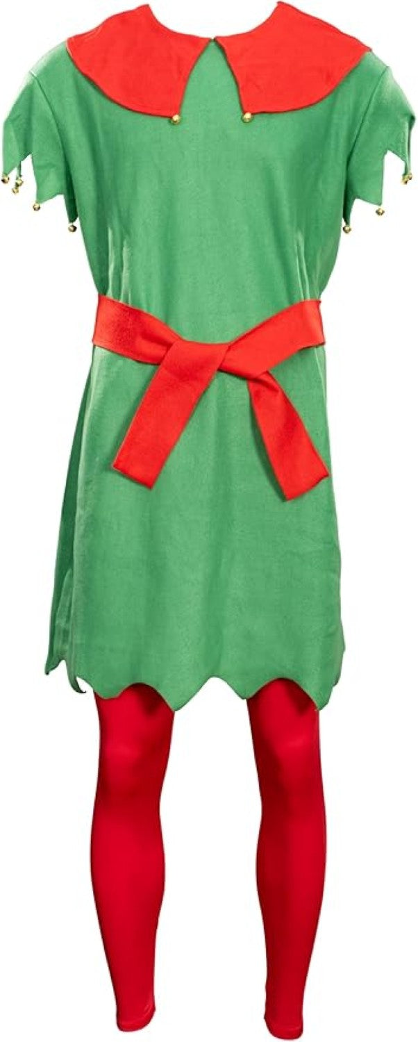 Christmas Elf Adult Unisex Halloween Cosplay Deluxe Costume Set