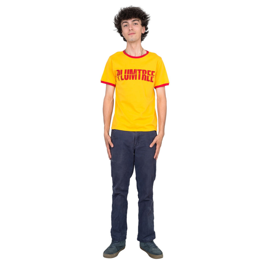 Plumtree Scott Pilgrim Band Logo Gold T-shirt - Scott Pilgrim Vs. The ...
