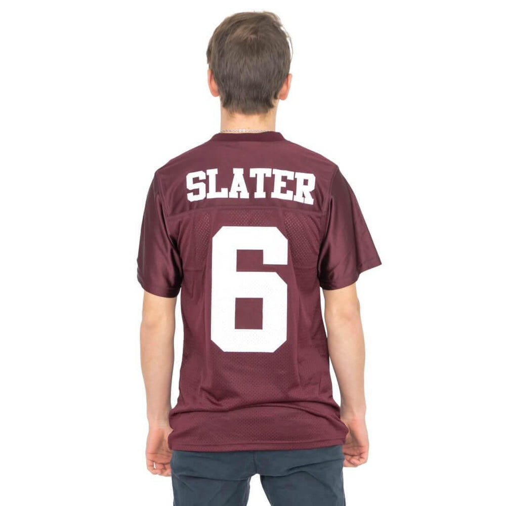 Saved By The Bell AC Slater #6 Bayside Tigers Costume Football Jersey ...