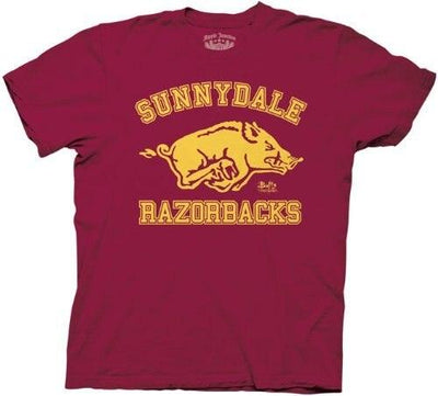 Buffy the Vampire Slayer Sunnydale Razorbacks Maroon Adult T-shirt ...