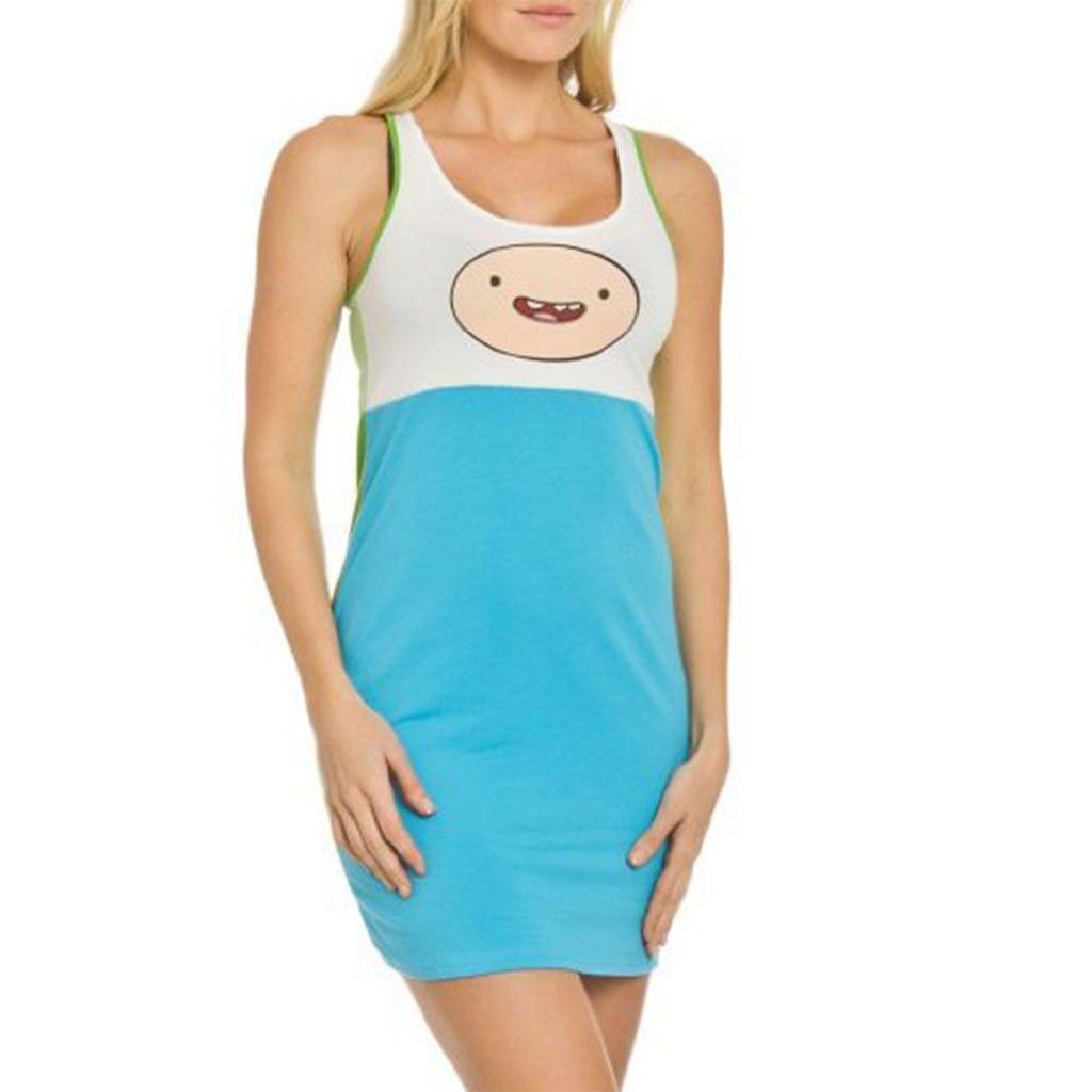 Adventure Time Finn the Human Juniors Sleep Tank